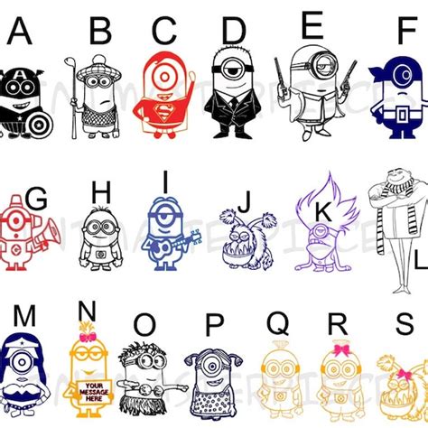 Minion Car Vinyl Decals Etsy