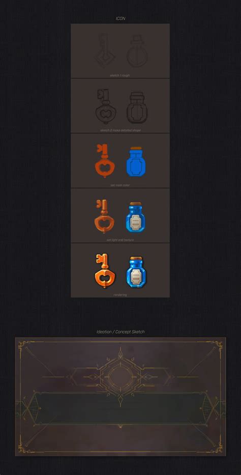 UI Design Study RPG Game On Behance