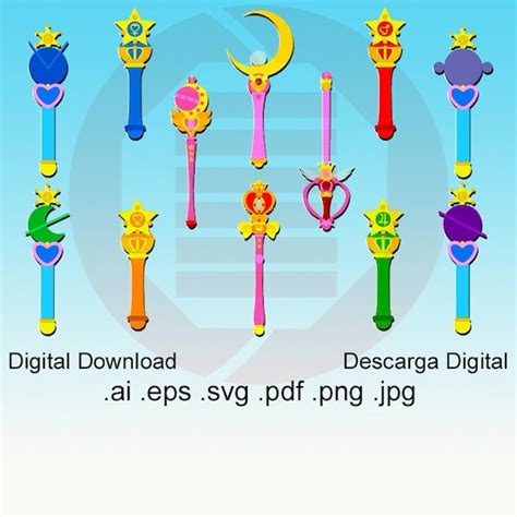 Sailor Moon Wand Etsy