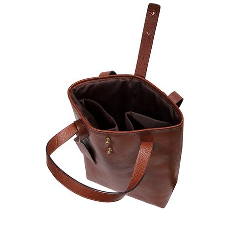 Pungo Ridge Scully Leather Wine Bag Brown Scully Handbags 850 12 23