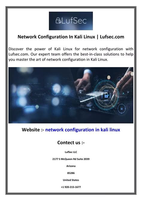 Ppt Network Configuration In Kali Linux Powerpoint