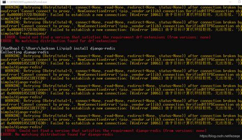 解决：pip Install 由于目标计算机积极拒绝，无法连接pip Install Whl 报错无法连接 Csdn博客