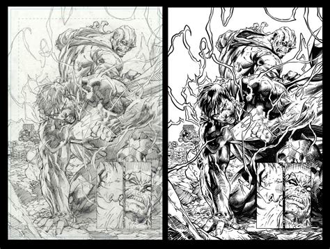 Inks Over Jim Lee Final By Ronmoscickijr On Deviantart