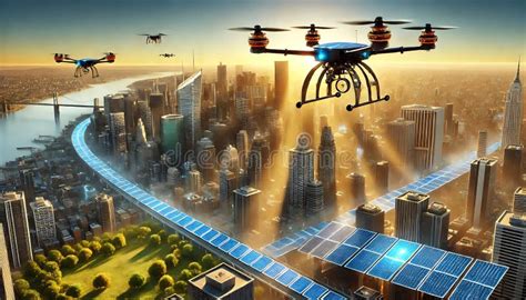 Solar Powered Drones Monitoring Environmental Health For Urban