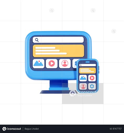 Programming Responsive Design 3d Icon Download In Png Obj Or Blend Format