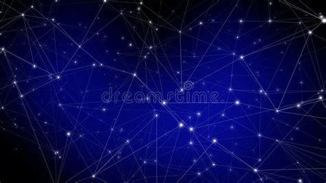 Abstract Connections Communication And Technology Science In Dynamic Pattern Of Connected Lines