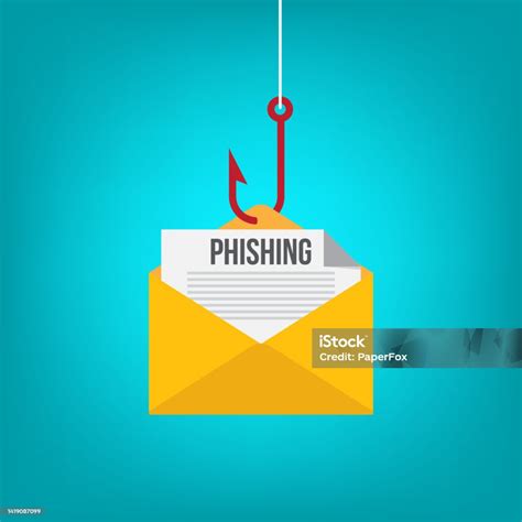 phishing email hacking fraud malware envelope stock illustration