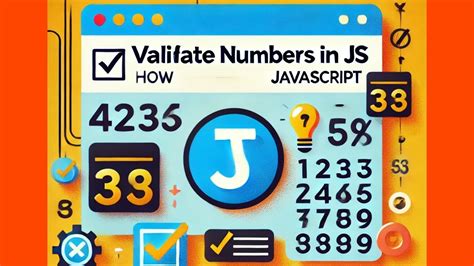 How To Validate Numbers In Javascript Youtube