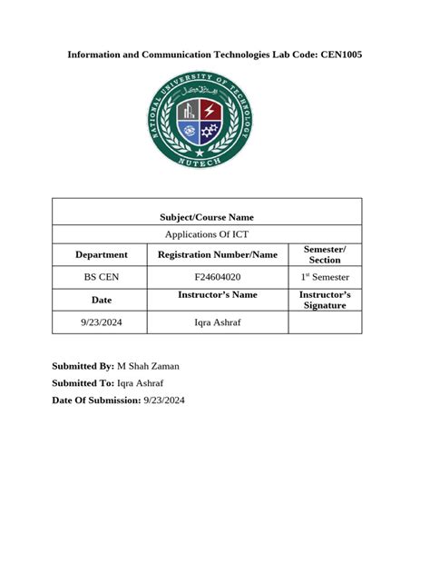 Assignment Lab Report 1 Cew Pdf Central Processing Unit Graphics