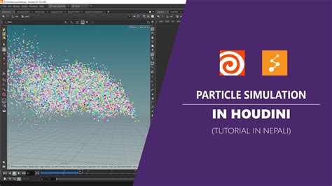 Houdini Particle Simulation Basics Tutorial In Nepali Youtube