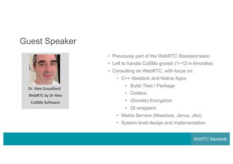 Webrtc Standards And Implementation Qanda The Internals Of Webrtc