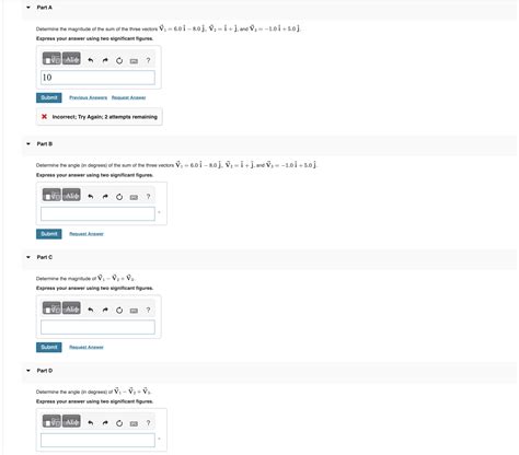 Solved Part ADetermine The Magnitude Of The Sum Of The Three Chegg