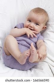 Cute Baby Sucking Her Thumb Stock Photo Shutterstock