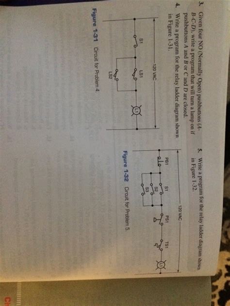 Solved 3 Given Four No Normally Open Pushbuttons A 5