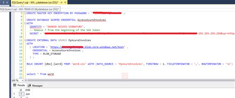 Sql Is There A Way Bulk Insert From Local Azure Blob Storage Stack