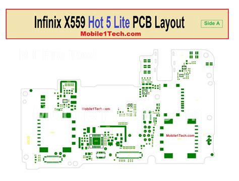 Infinix X559 Hot 5 Lite PCB Layout