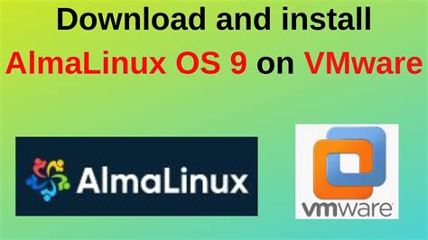 how to download and install almalinux os 9 on vmware workstation youtube