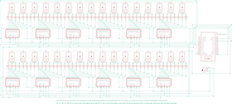 3 Pins 30 Rgb Leds 4 Shift Registers 74hc595