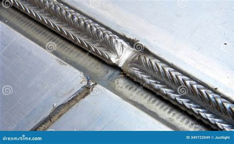 A Highresolution Image Showing A Crosssection Of A Welded Joint Under A