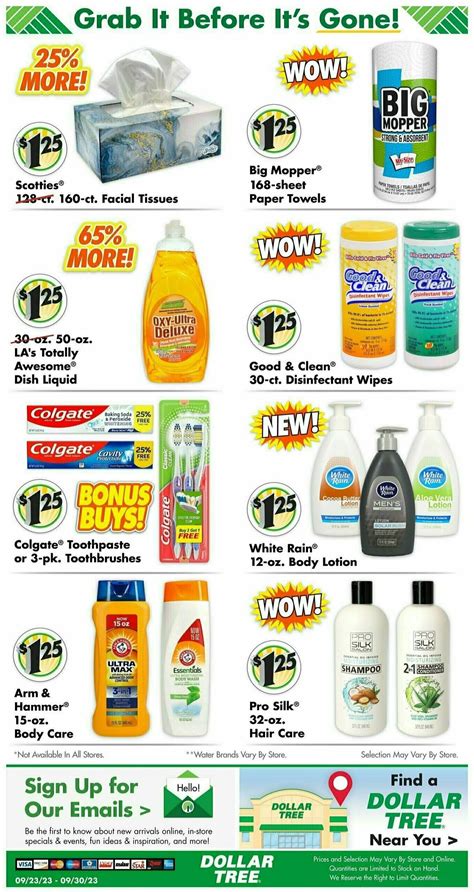 Dollar Tree Weekly Ads From September 23 Page 9