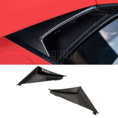 Novitec Carbon Fibre Side Window Air Intakes For Lamborghini Huracan