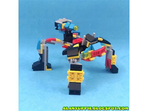 Lego Moc Transformer Earthspark Shockwave From Lego Creator 31124