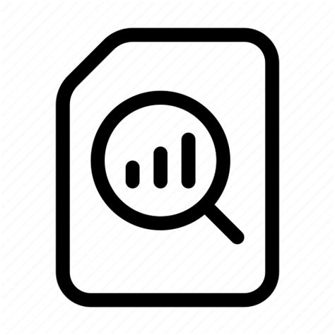 Analysis File Search Graph Analytics Icon Download On Iconfinder