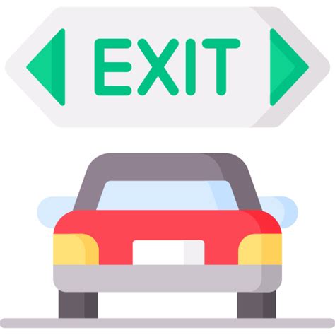 Exit Free Transport Icons