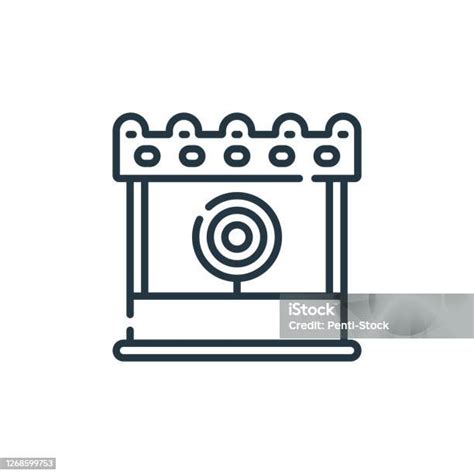 흰색 배경에 격리 된 게임 벡터 아이콘 개요 웹 사이트 디자인 및 모바일 응용 프로그램 개발을위한 얇은 라인 게임 아이콘 얇은 선 게임 개요 아이콘 벡터 일러스트레이션