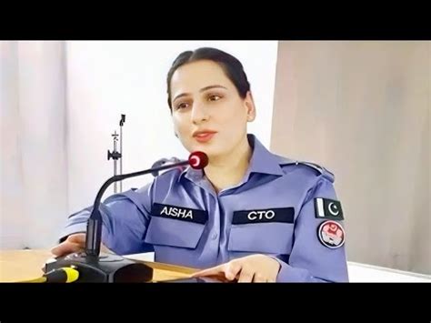 Cto Gujranwala Ms Aisha Butt Psp Lady Police Officer Of Punjab