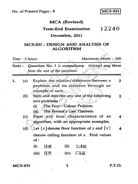 Mcs 031 D11 Compressed Pdf Algorithms Function Mathematics