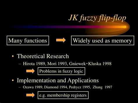 Ppt Fuzzy Flip Flops And Fuzzy Memory Elements Powerpoint
