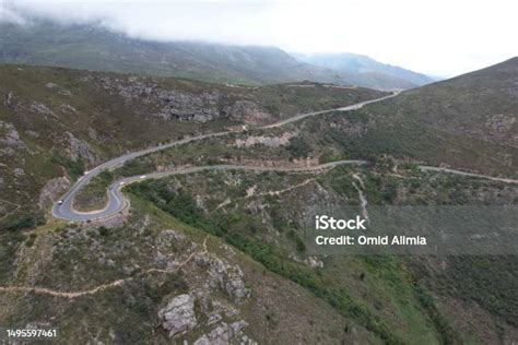 Aerial View Of Franschhoek And Franschhoek Pass In The Wine Region Of