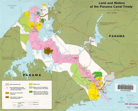 Panama Canal Zone Map