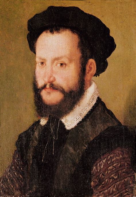 Portrait Of A Man With Brown Hair By Corneille De Lyon