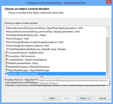 Using Entity Framework With Telerik Reporting And Report Des