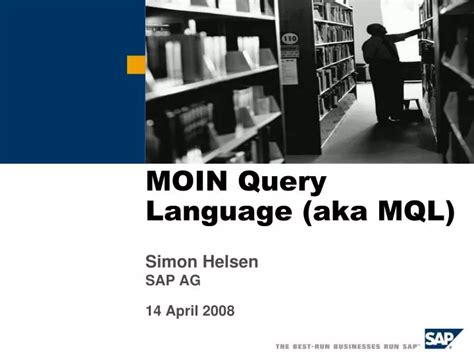 Ppt Moin Query Language Aka Mql Powerpoint Presentation Free Download Id4354257