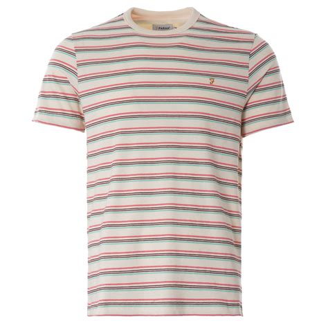 Farah Archive Canyon T Shirt Cream Stuarts London