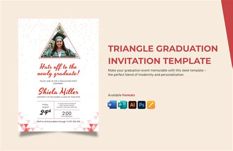 Graduation Templates For Microsoft Word 11 Free Editable Announcement