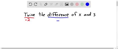 ⏩solved express each english phrase using an algebraic expression