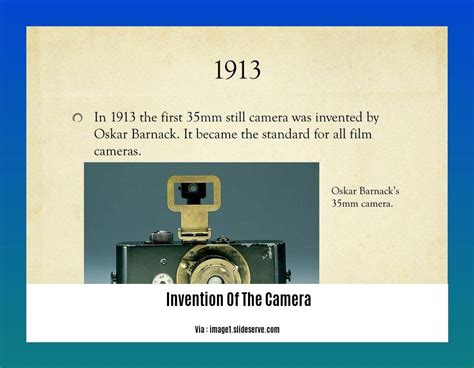 The Invention Of The Camera A Journey Into The Evolution Of Image Capture