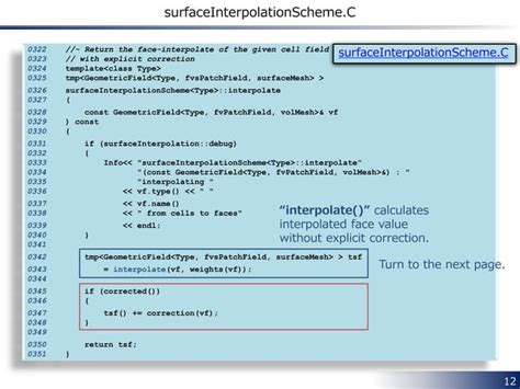 spatial interpolation schemes in openfoam pdf