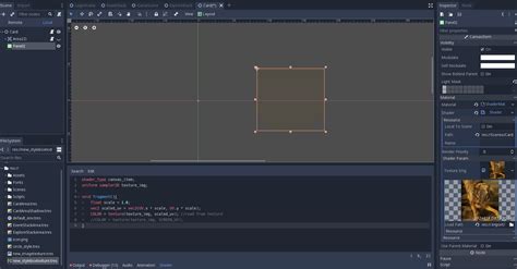 Texturing A Styled Panel From A Shader Godot