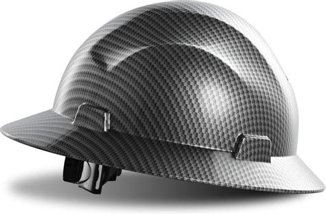 Full Brim Hard Hat Safety Helmet With 4 Point Adjustable Ratchet