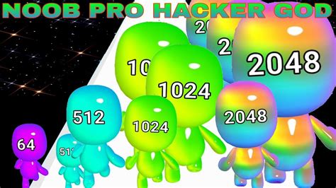 NOOB Vs PRO Vs HACKER Vs GOD In Man Runner K Update YouTube
