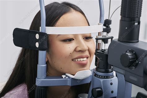 Eye Examination Stock Image F037 1032 Science Photo Library
