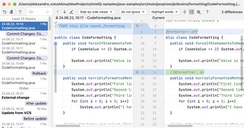 Beyond Comparison Compare Anything In Intellij Idea The Intellij Idea Blog
