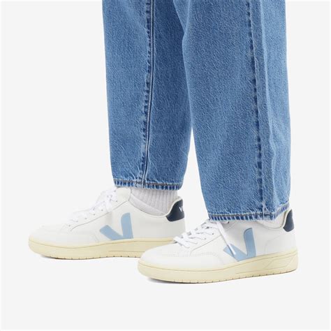 Veja Womens Womens V 12 Sneakers In Extra Whitesteelnautico Veja