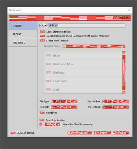 pro tools has these graphical glitches and crashes every single time