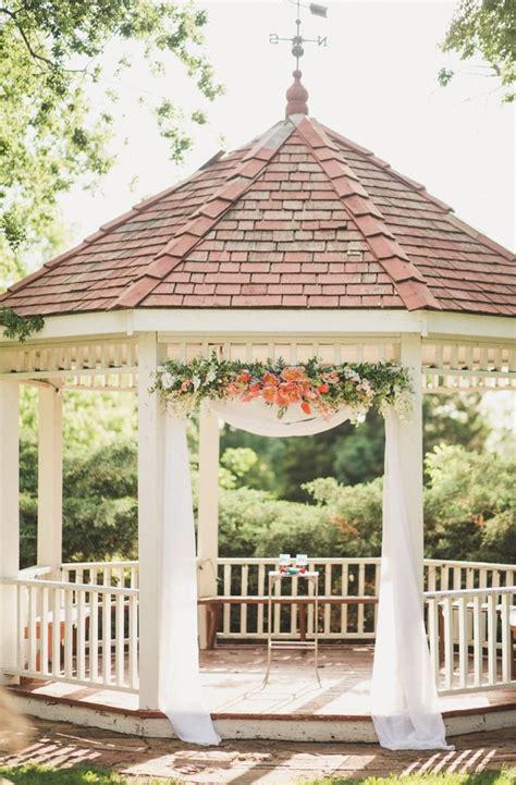 Romantic Outdoor Gazebo Wedding